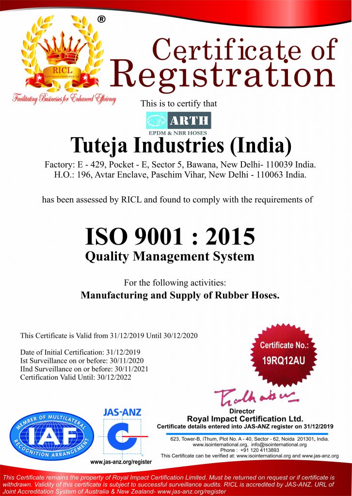 Tuteja Industries (India) (3) – Arth Hoses